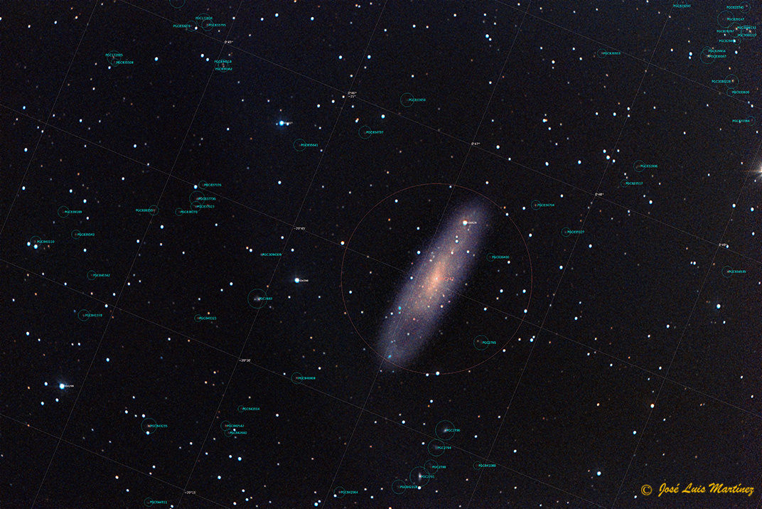 NGC 247, la galaxia Ojo de la aguja | Astronomía para todos